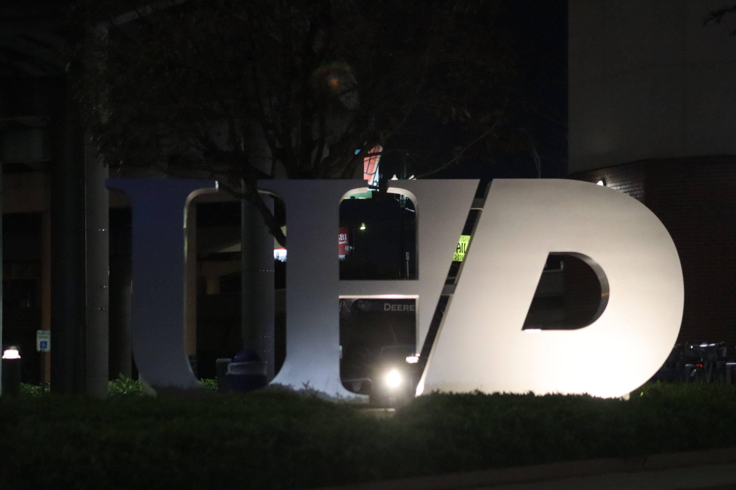 Photo of University of Houston-Downtown (UHD) Signage - Rideshare Houston