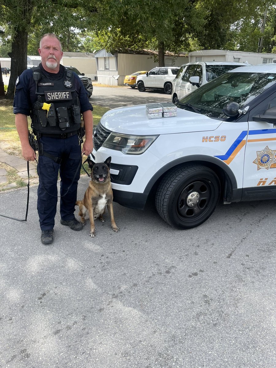 HCSO K9 Unit Recovers 5.1 Kilograms of Cocaine - Rideshare Houston
